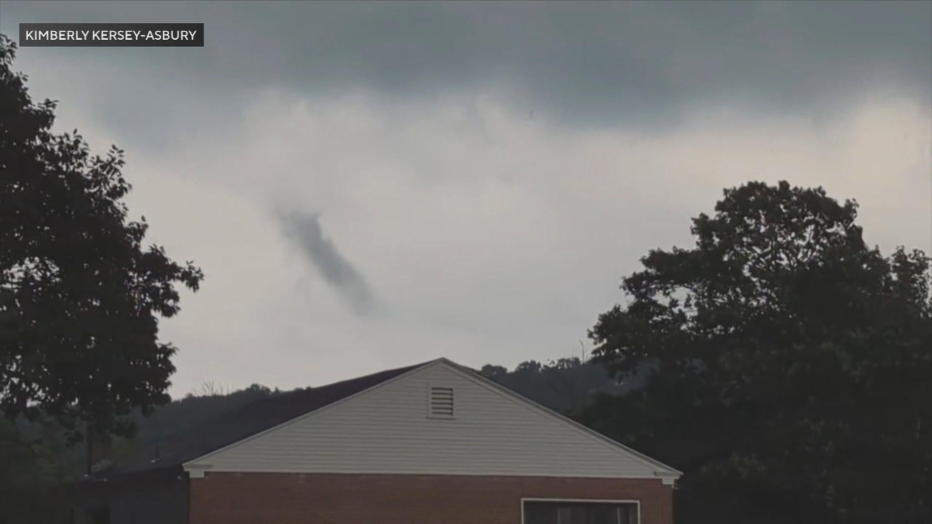 Video shows funnel cloud from tornado that touched down in New ...