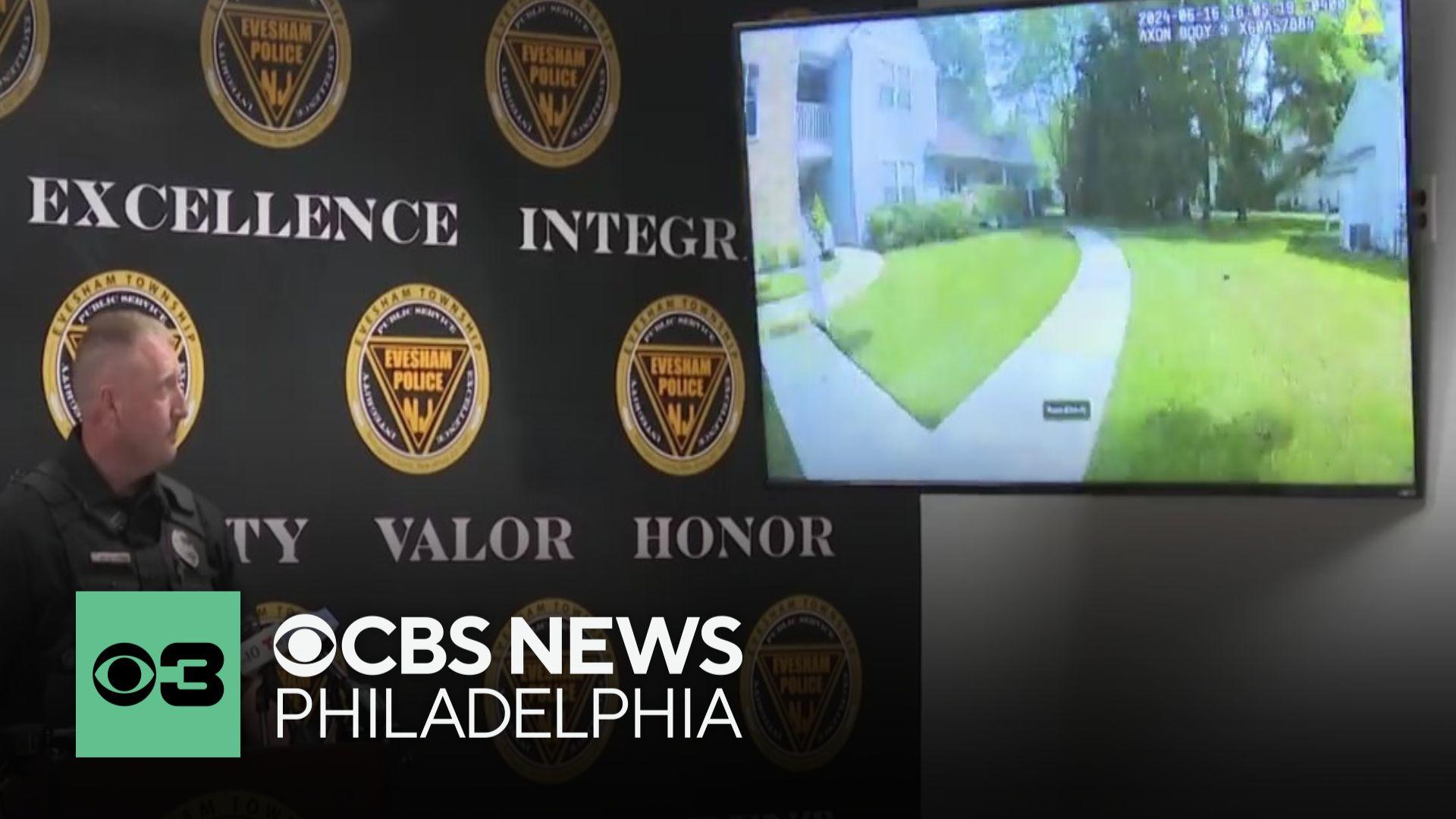 Body camera video shows Evesham police officer's heroic actions as he ...