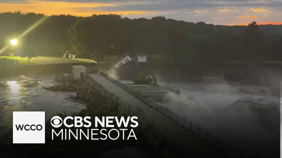 Video shows home by Rapidan Dam collapsing into southern Minnesota ...