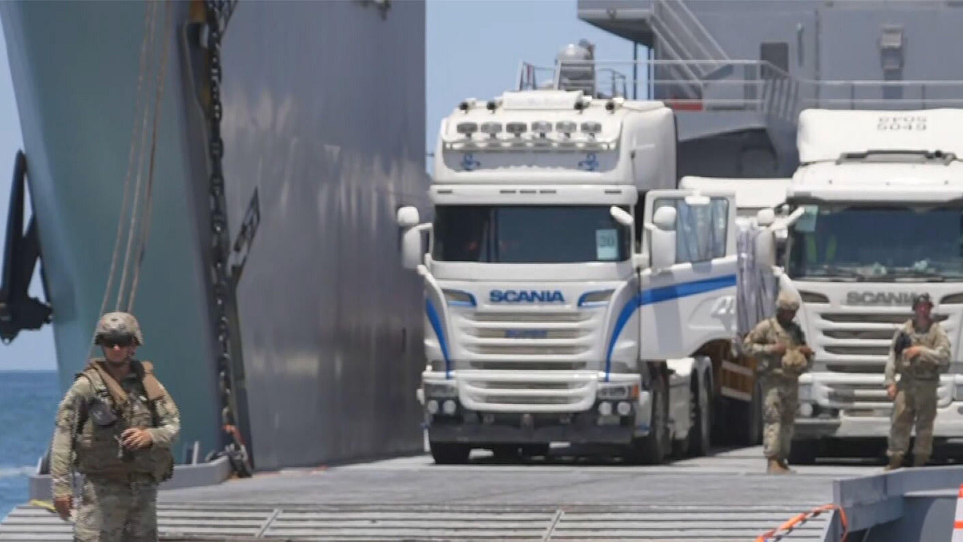 A first up-close look at the U.S. military's Gaza pier project, which ...