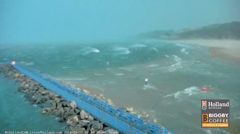 Video shows a meteotsunami slamming Lake Michigan amid days of severe ...