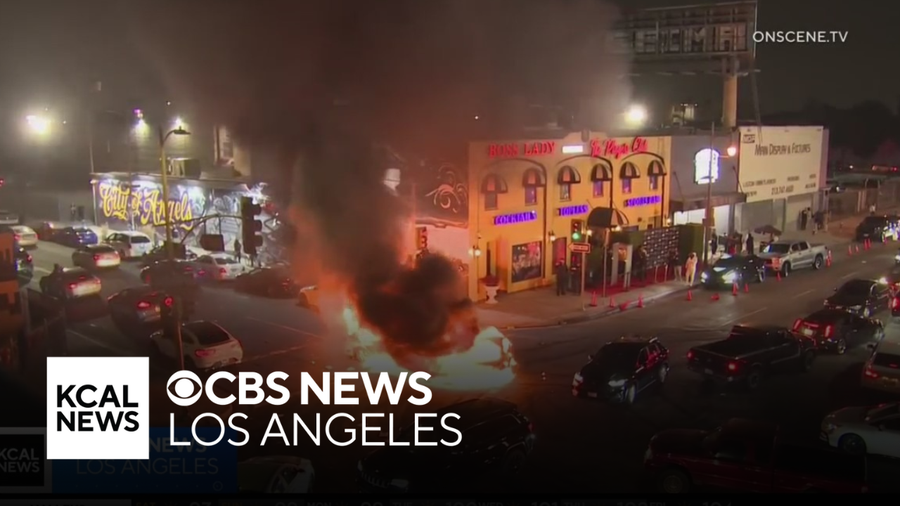 Street takeover with more than 50 cars in downtown LA leaves some in ...