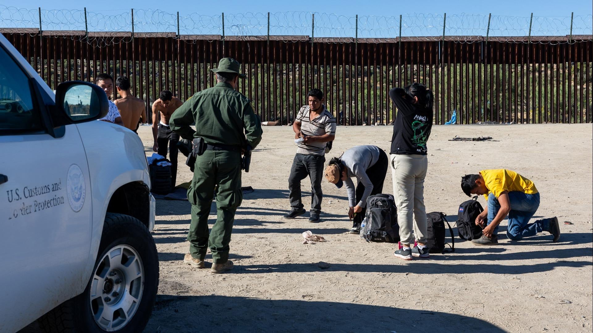 Migrant crossings continue to plunge, nearing the level that would lift Biden's border crackdown ...
