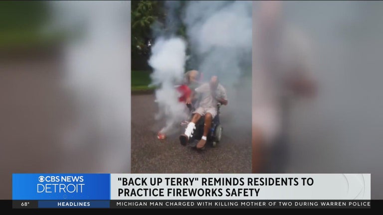 Man in viral "Back up Terry" video talks on fireworks safety after ...