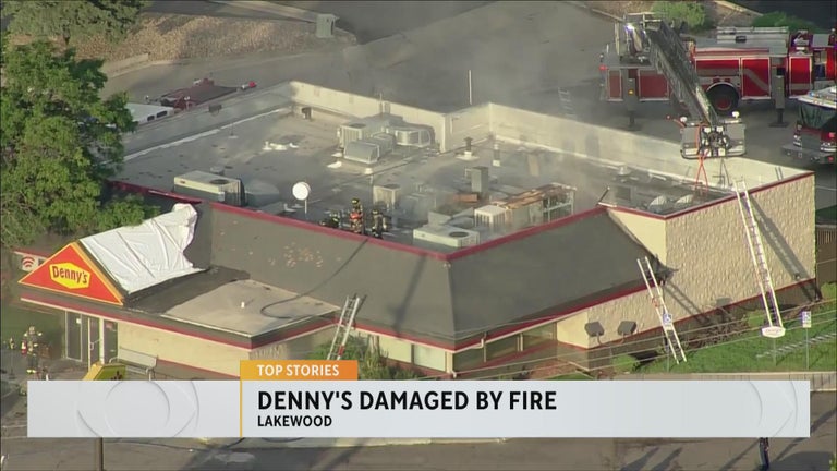 Grease fire spreads to the attic of Denny's restaurant west of Denver ...