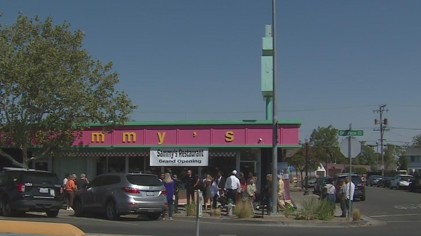 Customers celebrate grand reopening of Sacramento's decades old Sammy's ...