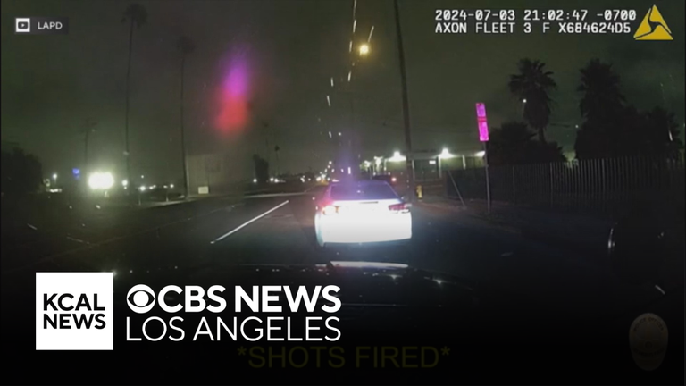 Man charged with shooting at LAPD officers with an automatic rifle ...
