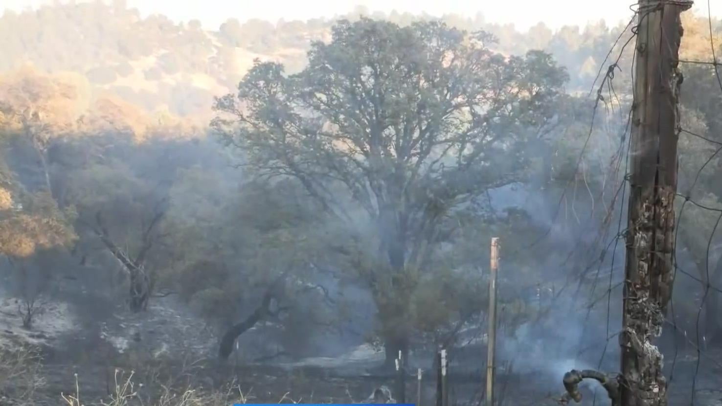 Fires in Placer County forced evacuations; 1 structure involved - CBS ...