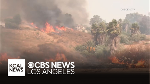 Homes destroyed, evacuation orders issued as pair of large fires rage ...
