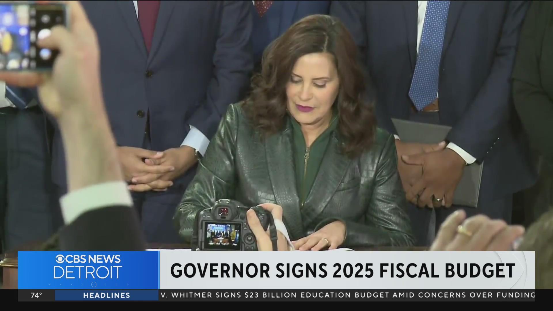 Michigan Gov. Whitmer signs $82.5 billion state budget. Here's what is ...