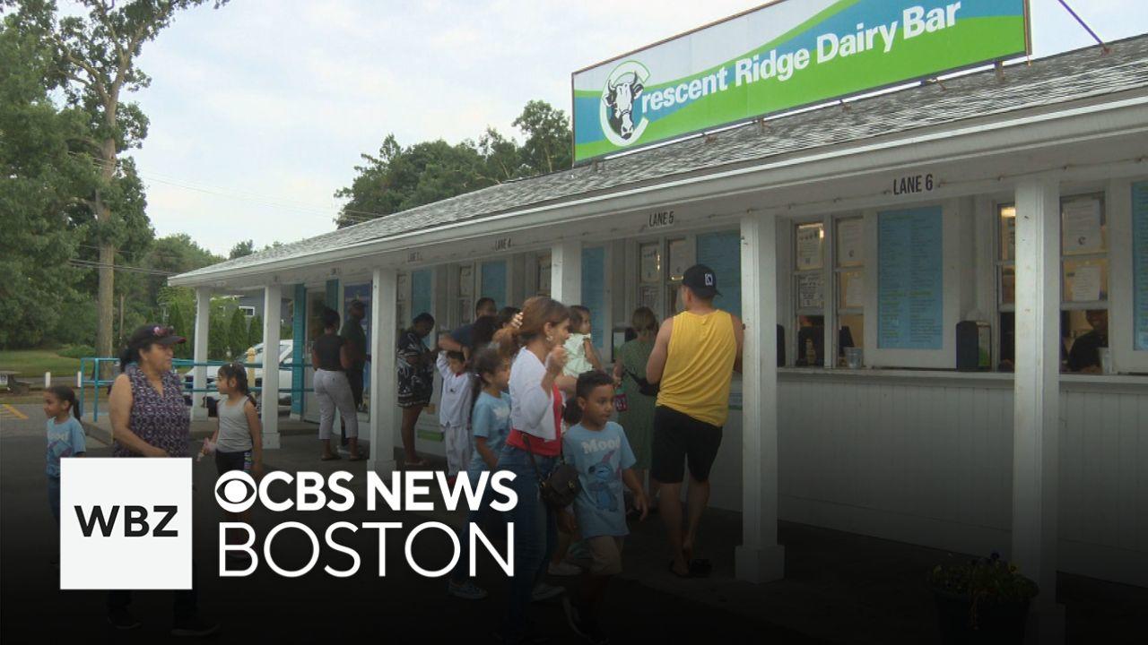 Map shows "ice cream trail" in Massachusetts with more than 100 ...
