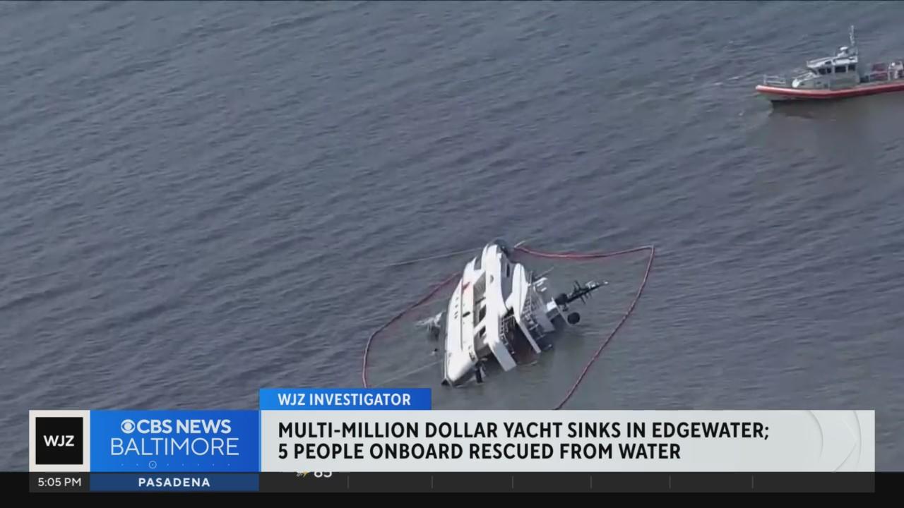 Yacht capsizes near Chesapeake Bay, witnesses describe rescue of five ...