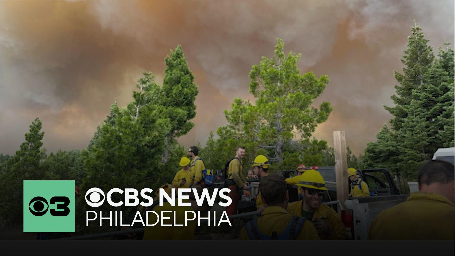 New Jersey Forest Fire Service crews help out as 15 wildfires burn in ...
