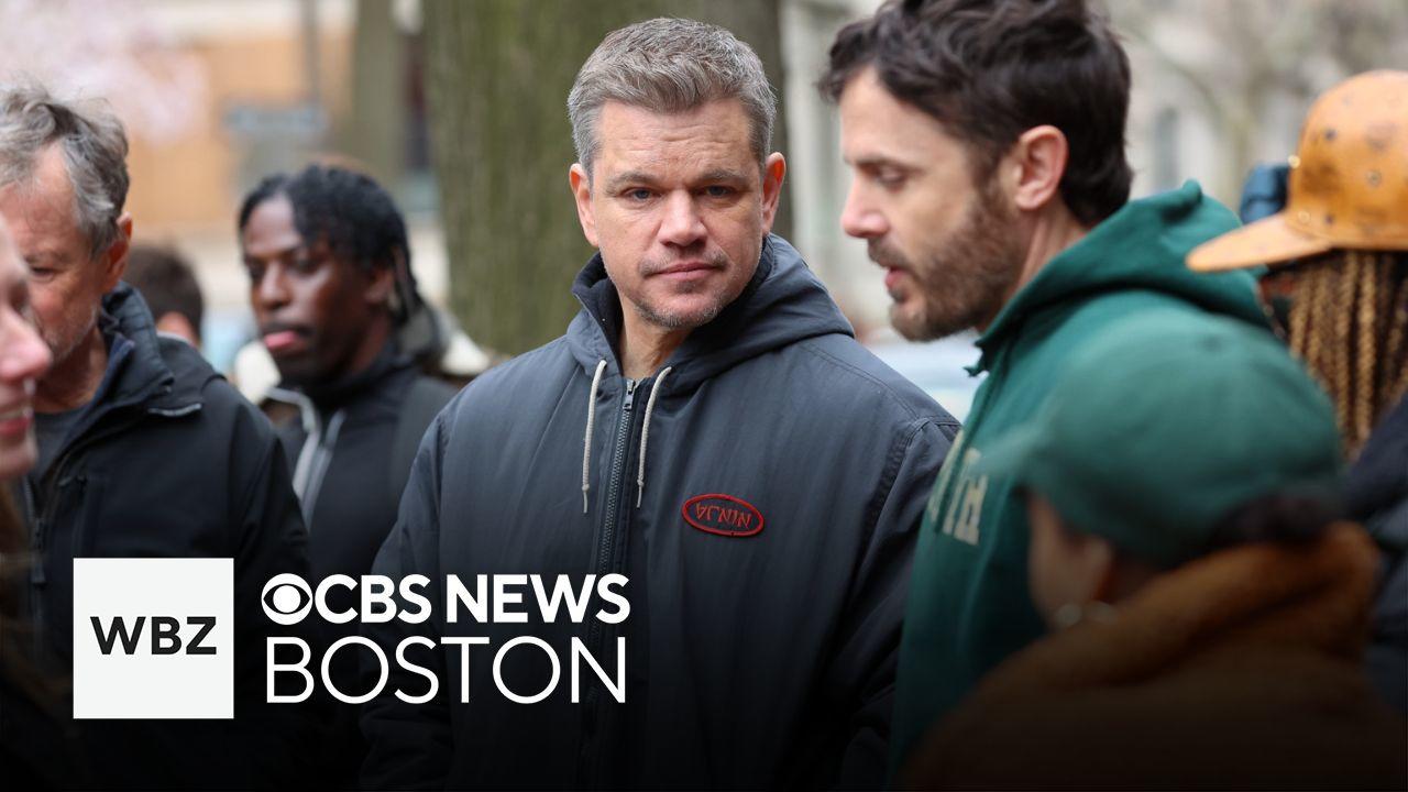 Matt Damon, Casey Affleck promote "The Instigators" by pretending to ...