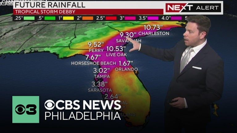 Philadelphia weather forecast for rain, storms, flood risks, lightning ...