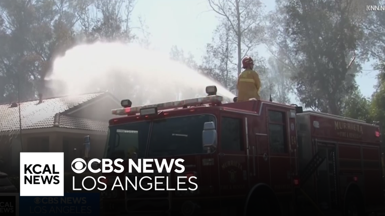 Brush fire temporarily causes evacuations, I-215 Freeway closure in ...