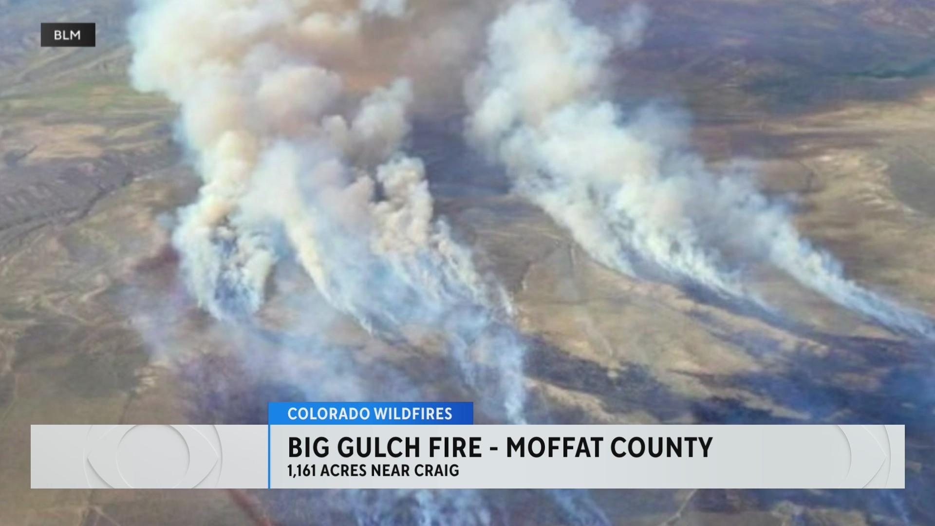 Wildfire burns 1,000+ acres near Craig in northwest Colorado - CBS Colorado
