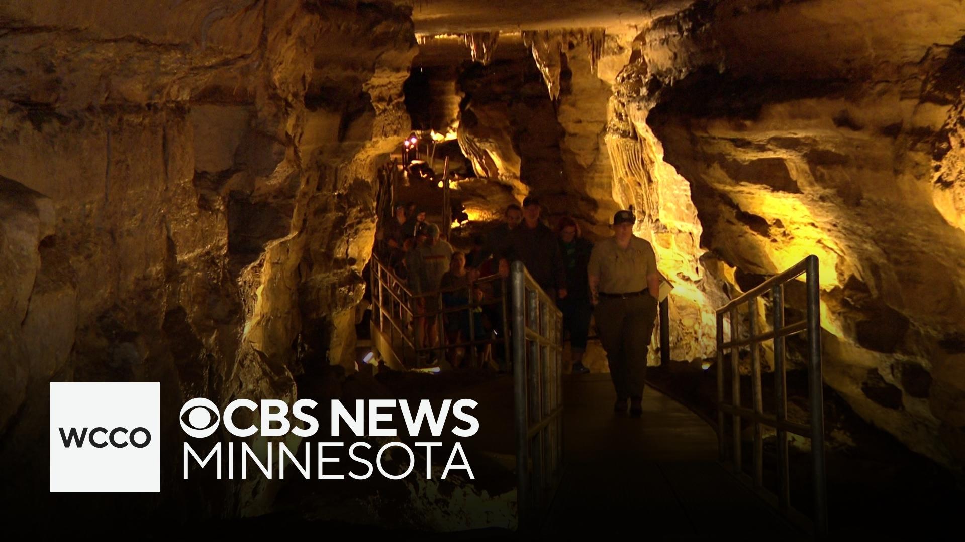 Mystery Cave believed to be the largest in Minnesota with 13 miles of passages, underground ...