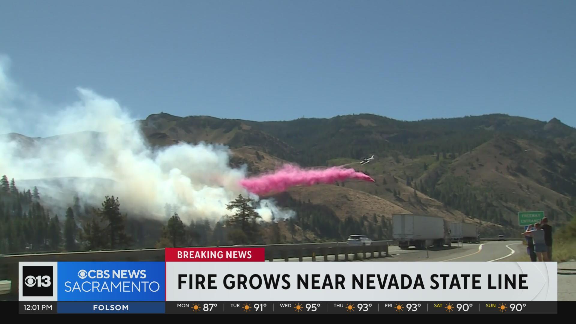 Hundreds return home after wildfire along California-Nevada line near ...