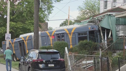 Pittsburgh Regional Transit bus smashes into home after driver fleeing ...