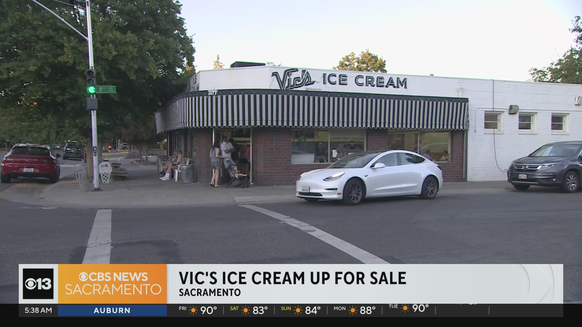 Vic's Ice Cream, an iconic Sacramento business, is up for sale - CBS ...