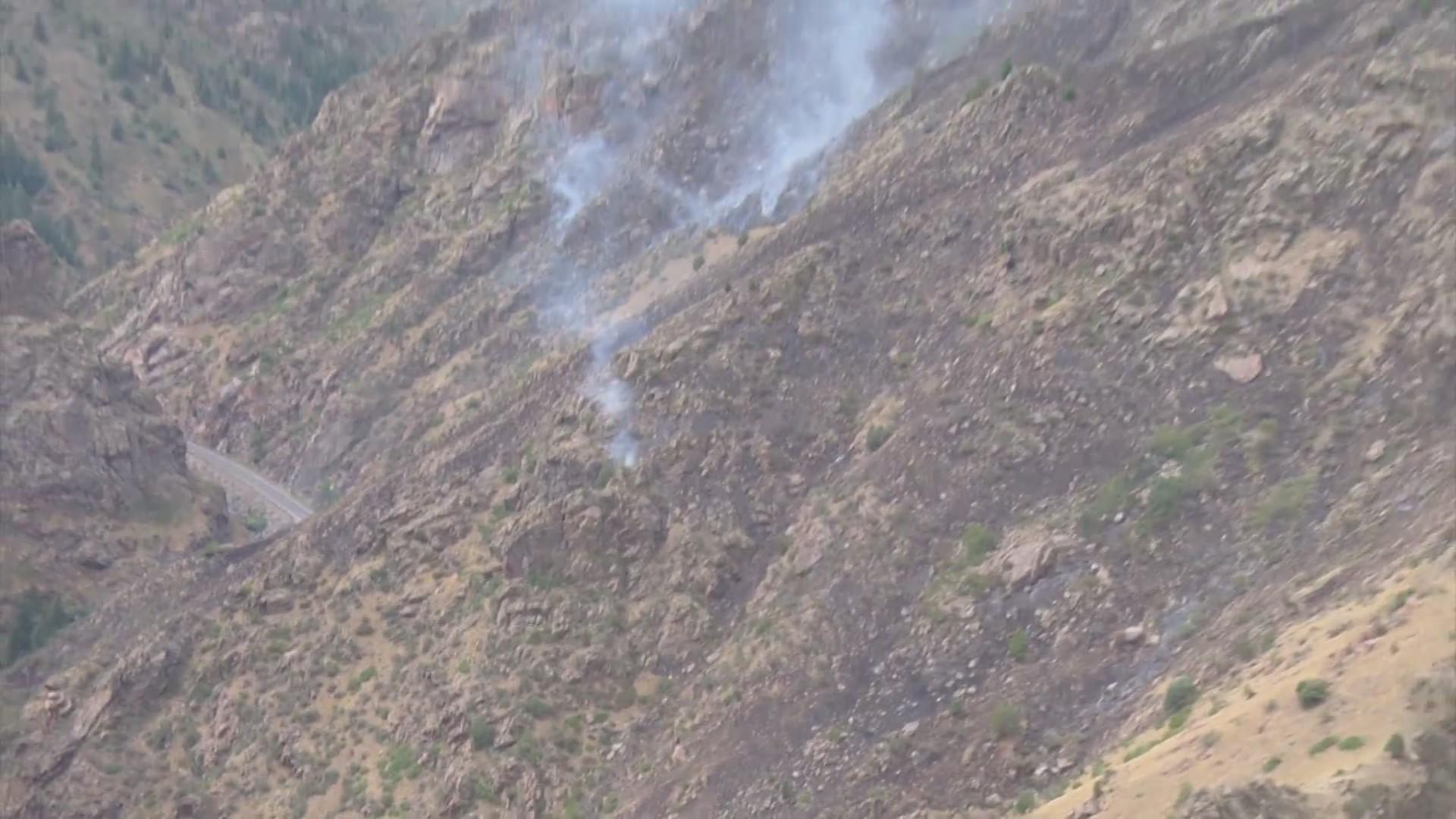 Goltra Fire in Colorado's Clear Creek Canyon west of Golden leads to ...