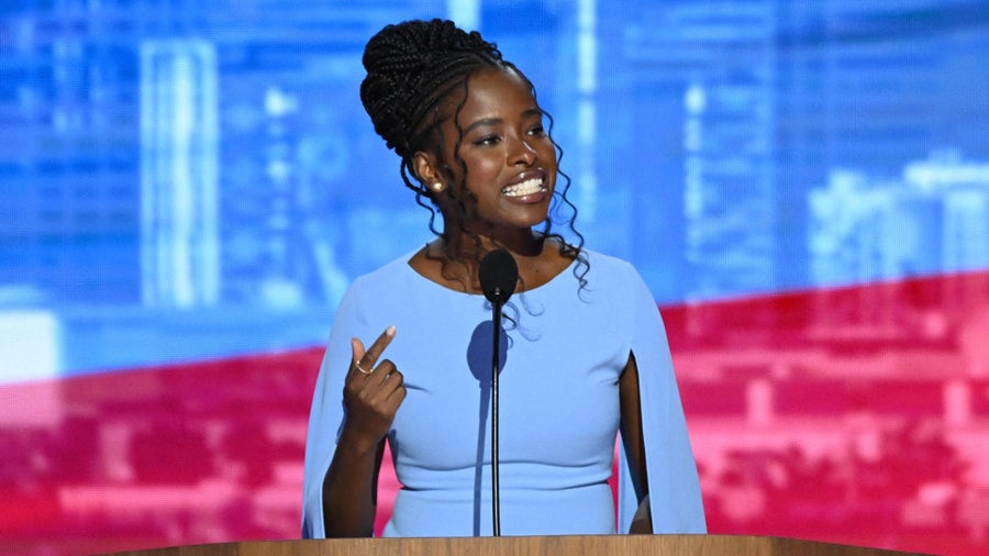 Amanda Gorman debuts new poem on DNC's third night - CBS News