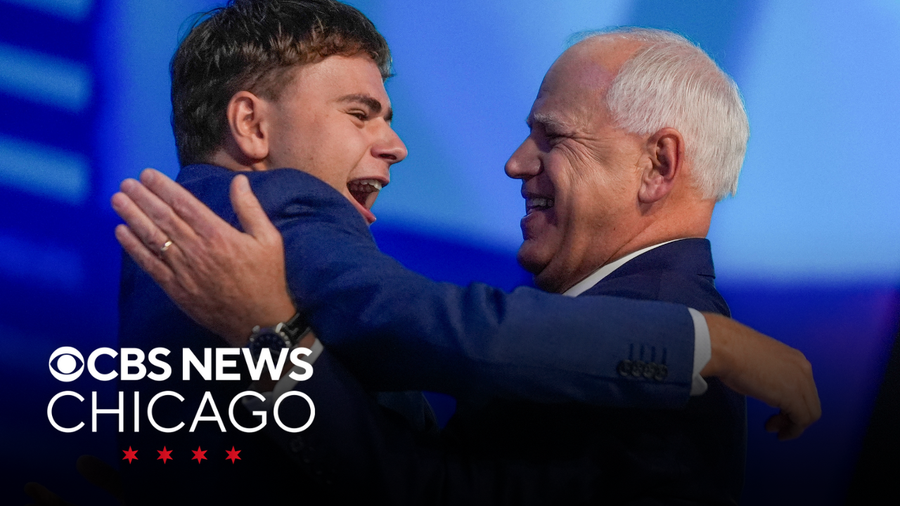 Gus Walz's viral moment cheering his father at DNC heartens ...