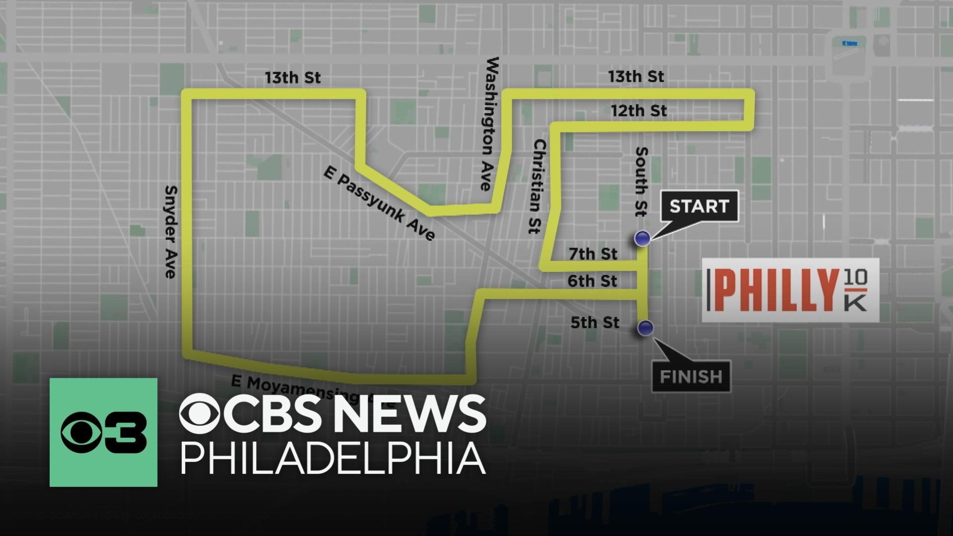2024 Philly 10K race road closures, parking restrictions, public ...