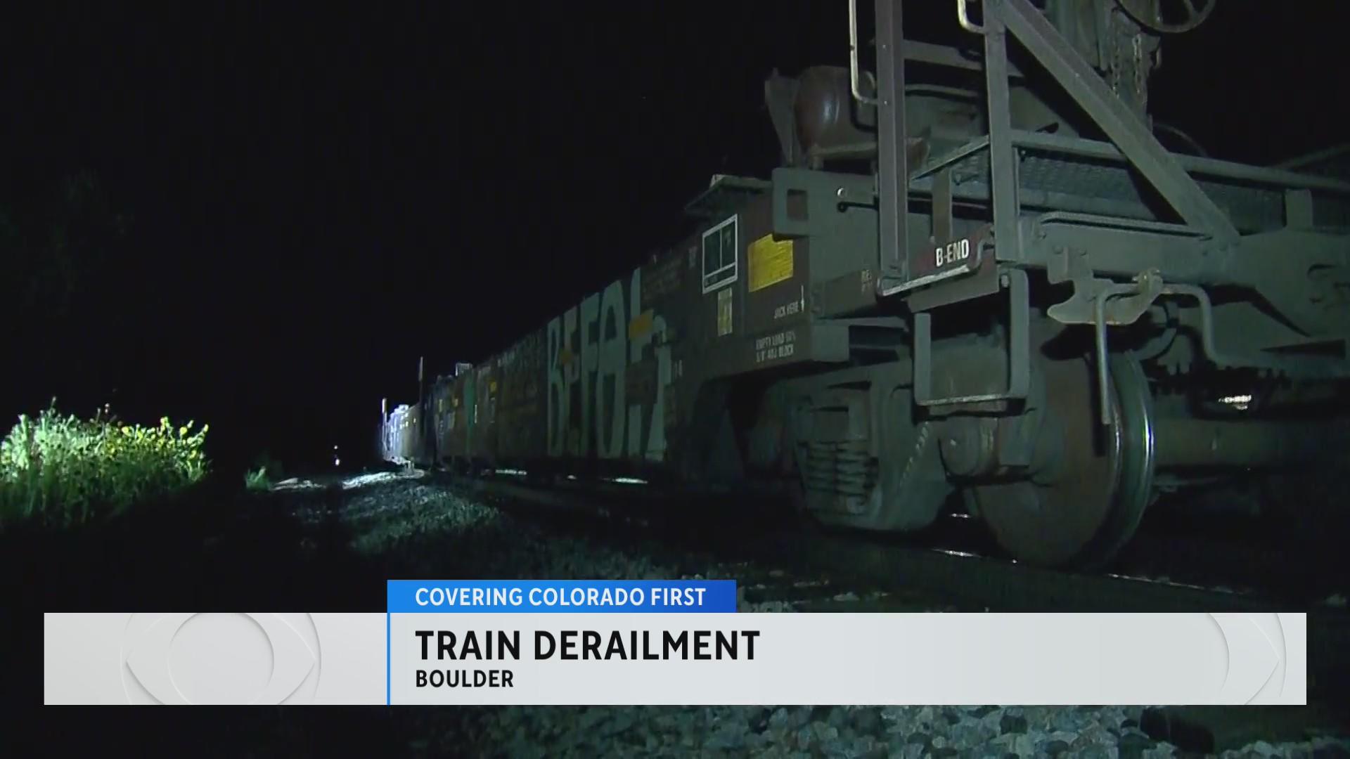 Freight train crash in Colorado destroys bridge and injures conductors ...