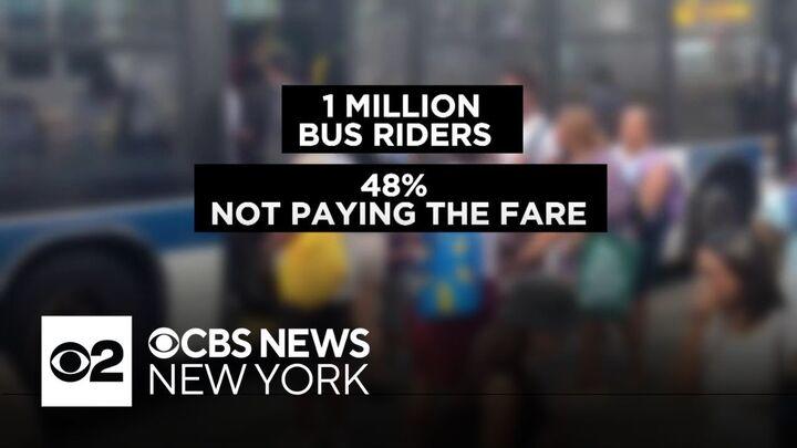 Nearly 50% of New York City bus riders aren't paying fares, the MTA ...