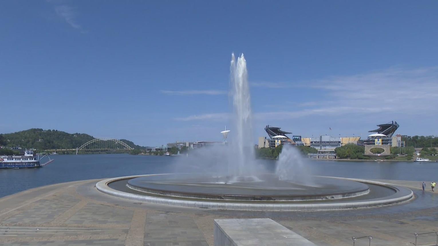 Fountain at Pittsburgh's Point State Park celebrates 50 years - CBS ...