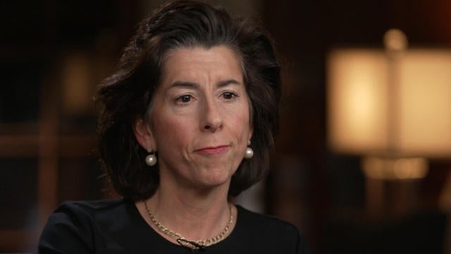 Commerce Secretary Gina Raimondo on U.S. microchip production, blocking ...