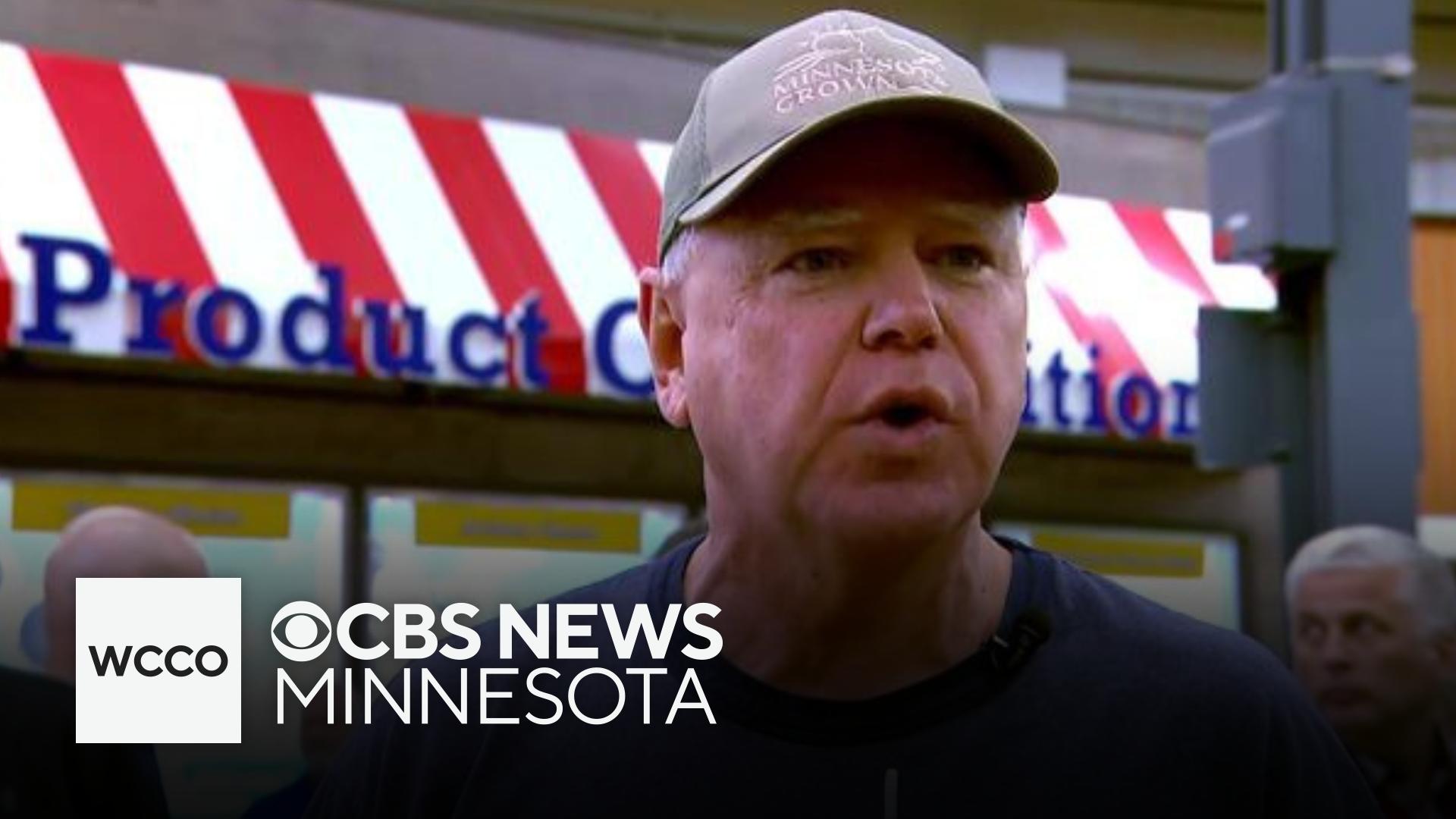 Tim Walz makes first Minnesota State Fair visit since becoming the ...
