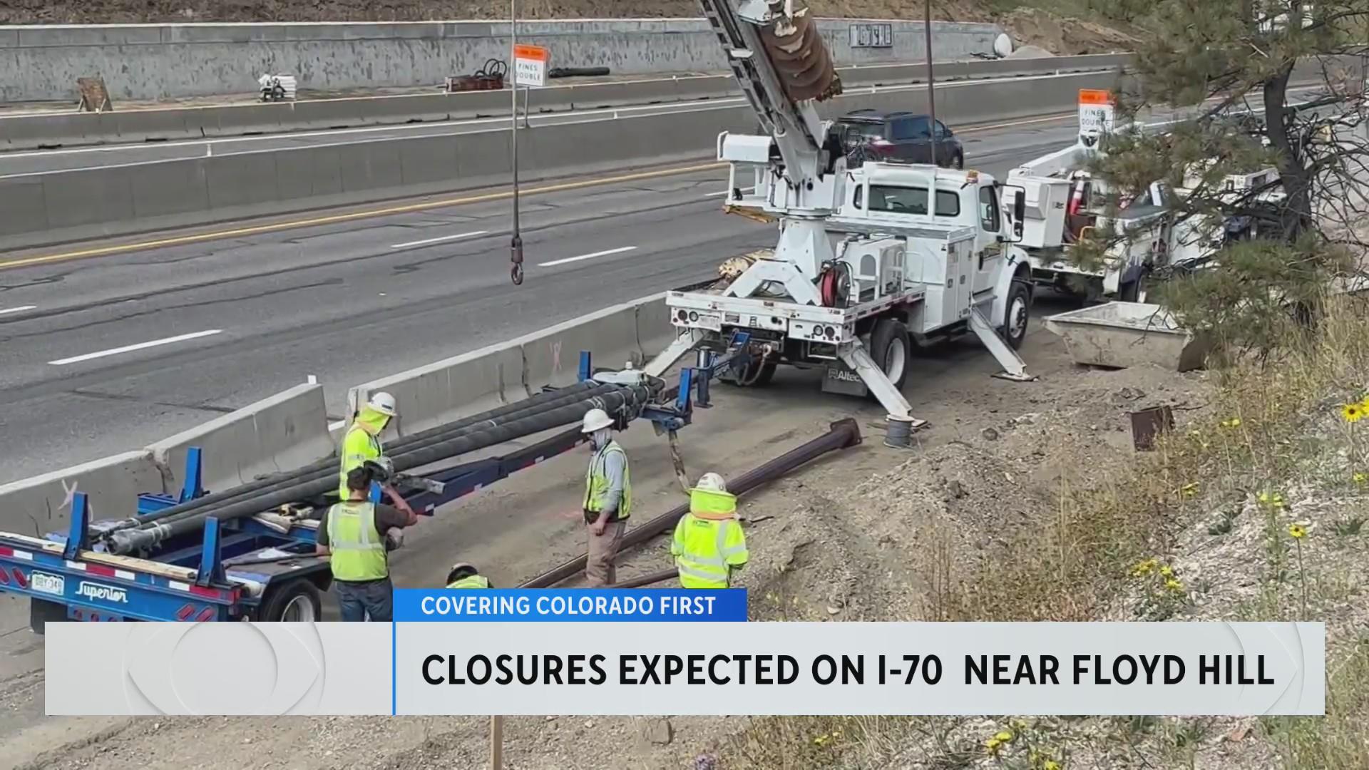 Construction of temporary bridge will cause traffic shifts on I-70's ...
