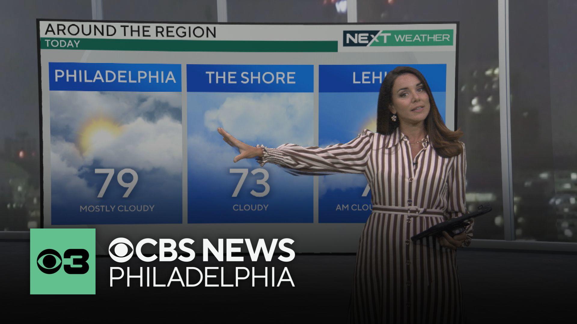 Warmer Friday morning weather before rain chances in Philadelphia area ...