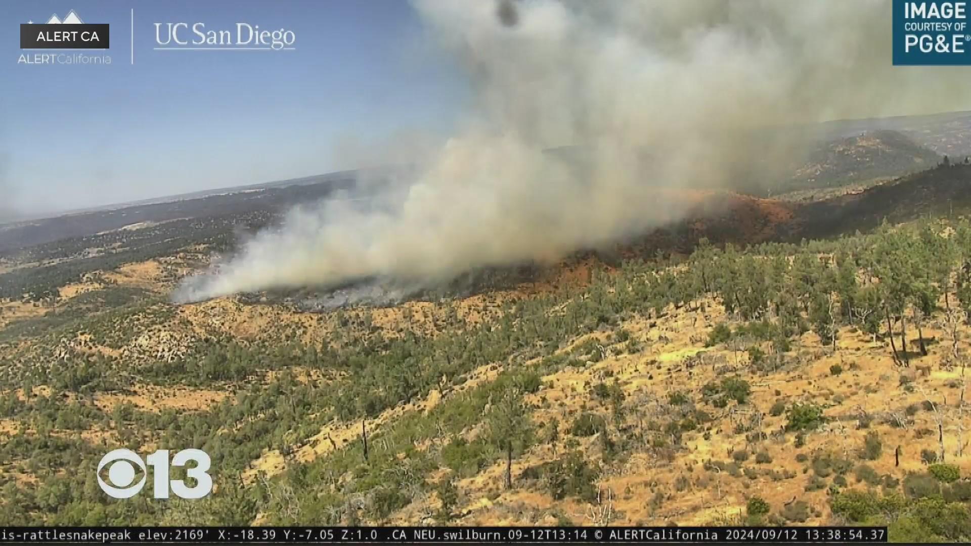 Quincy Fire east of Oroville burns nearly 100 acres, forces evacuation ...