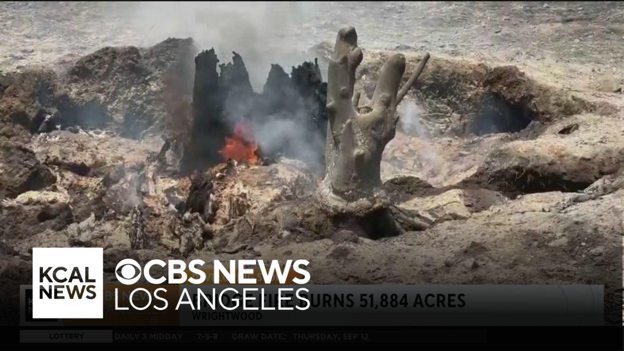Crews make "great progress" on containment of California's Bridge Fire ...