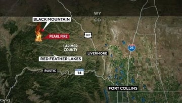 Pearl Fire near Colorado-Wyoming border was human caused, Larimer ...