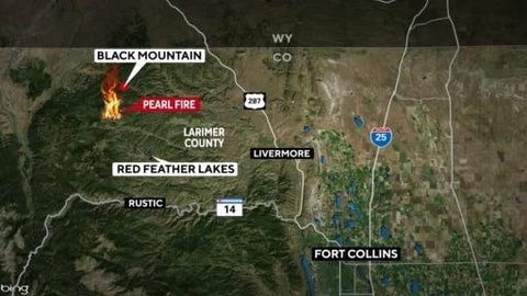 Pearl Fire near Colorado-Wyoming border was human caused, Larimer ...