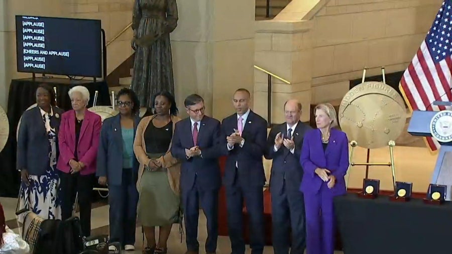 NASA's "Hidden Figures" honored in Congressional Gold Medal ceremony - CBS News
