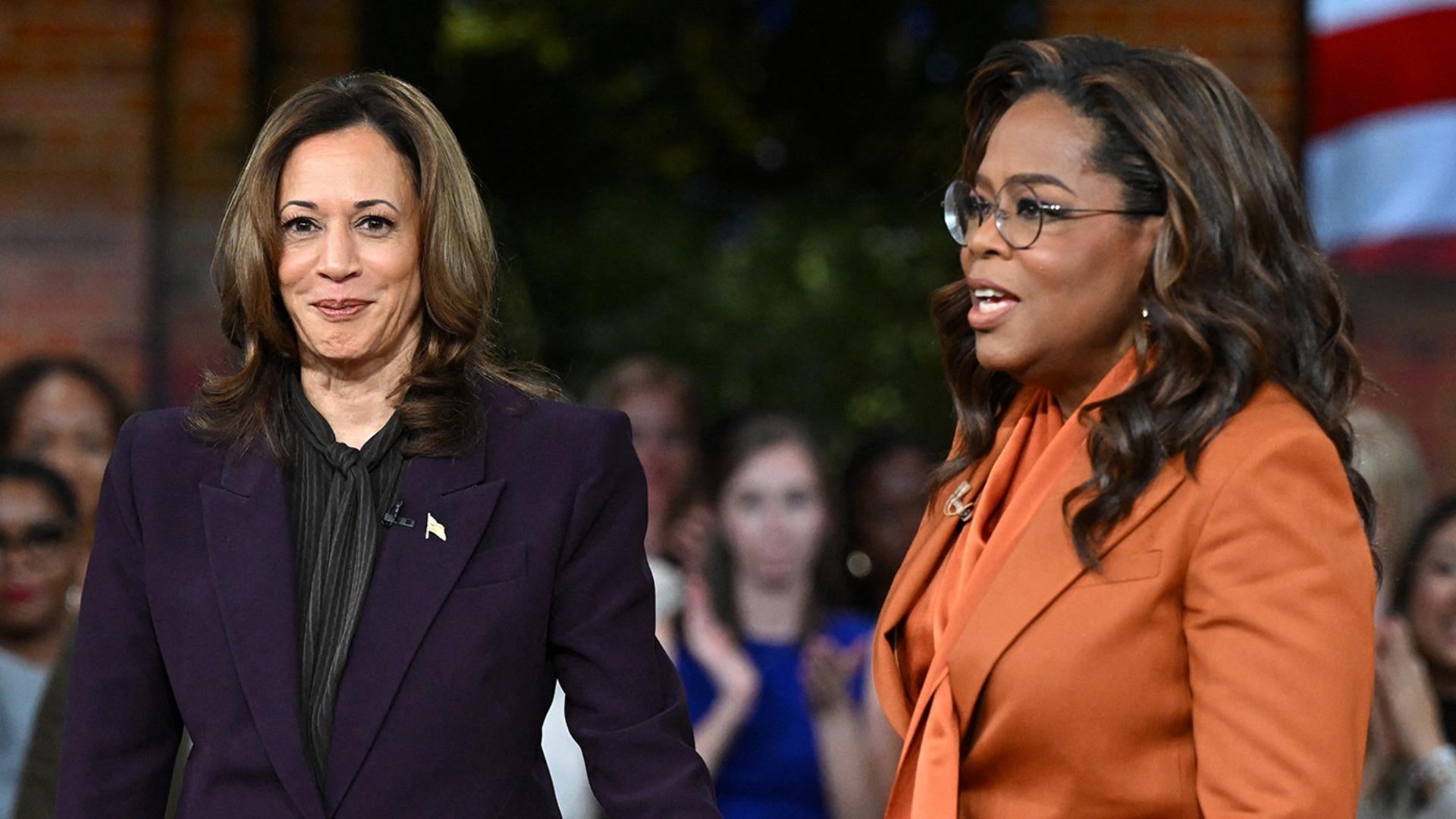 Kamala Harris, Oprah Winfrey hold Michigan campaign event in talk show ...