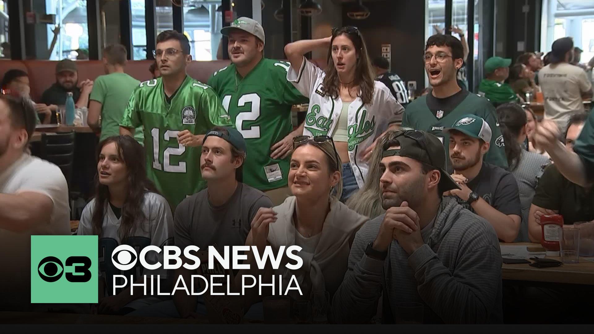 Philadelphia Eagles fans celebrate nail-biter win over New Orleans ...