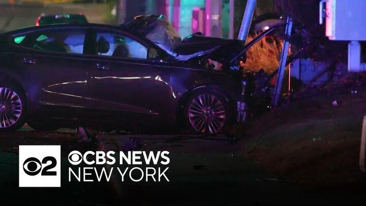 Vigil held for 5 teens involved in deadly West Babylon crash - CBS New York