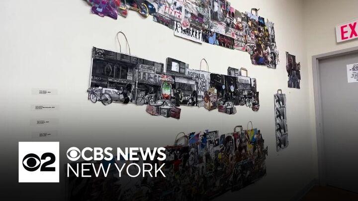 Formerly homeless Bronx artist inspires residents at new art exhibit ...