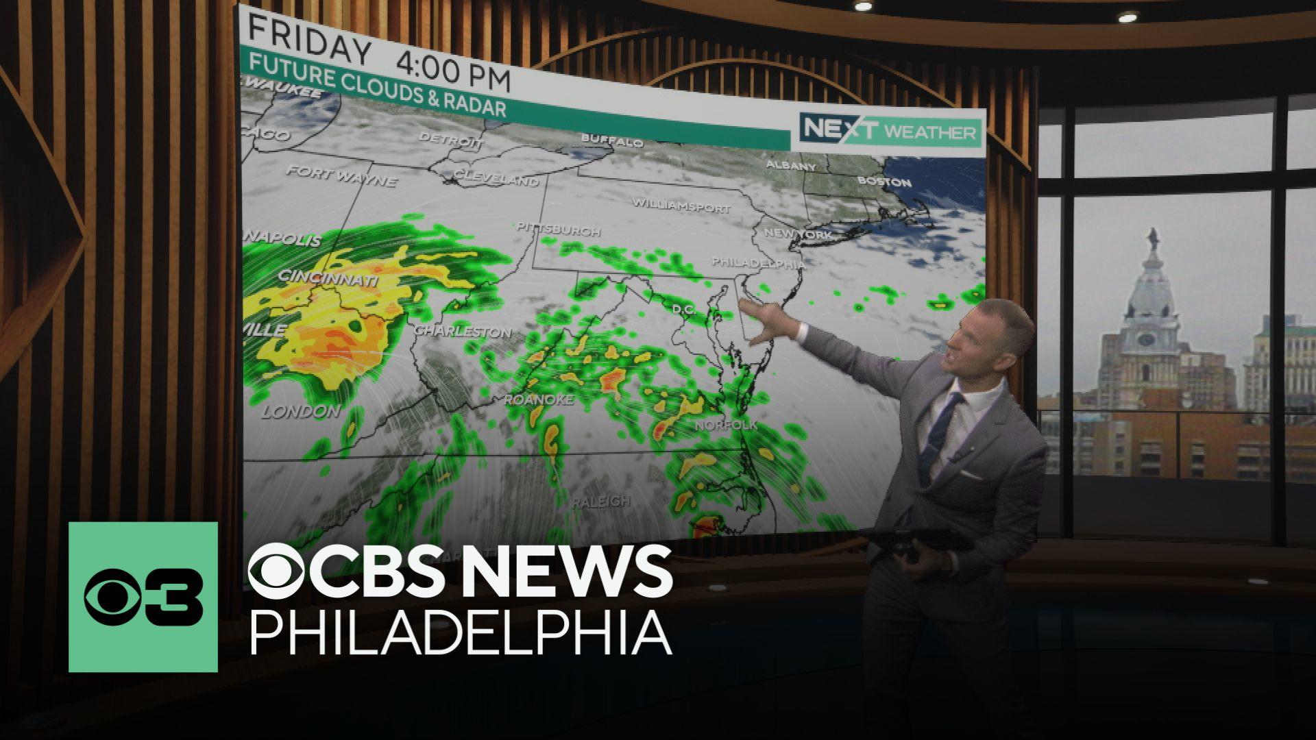 Tracking potential impacts of Helene; rainy weather chances near ...
