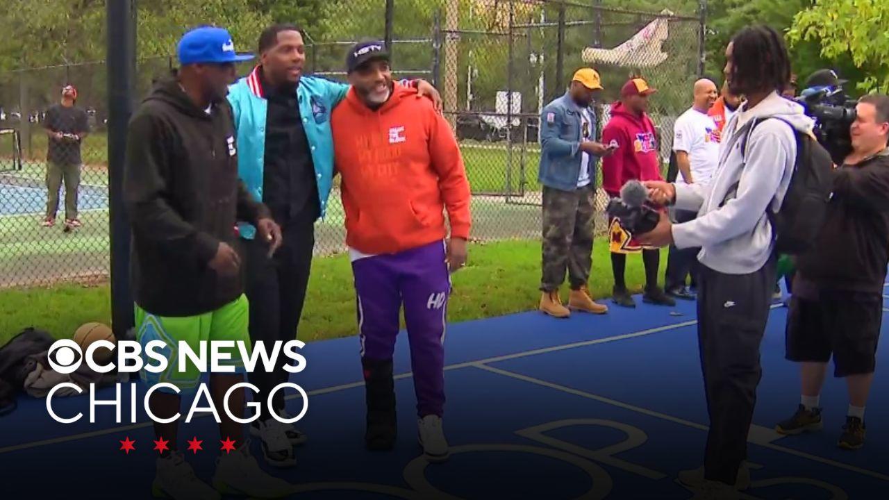 As "Hoop Dreams" turns 30, its stars dedicate new community basketball court in Chicago - CBS ...