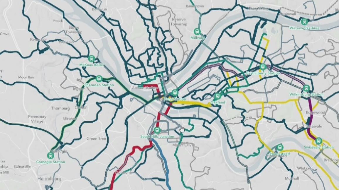 Pittsburgh Regional Transit releases plan for proposed redesign of bus ...