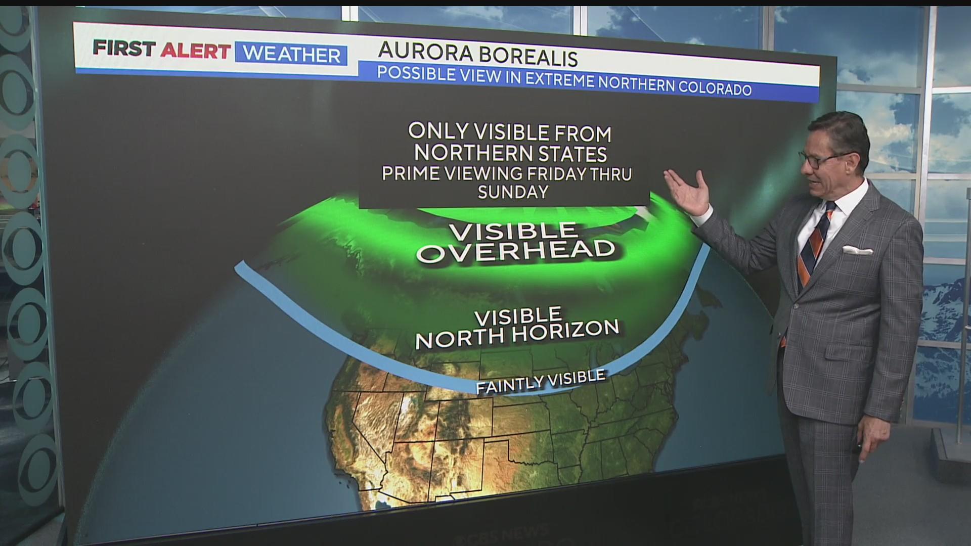 Northern lights will be visible in extreme northern Colorado - CBS Colorado