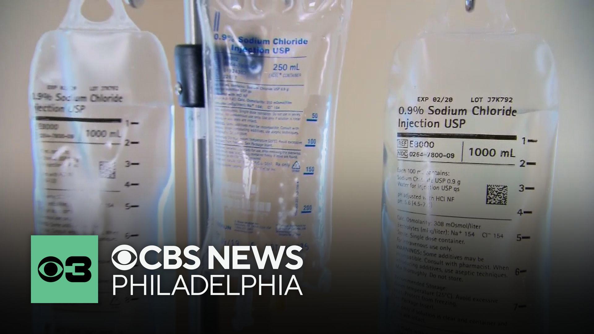 Philadelphia region hospitals experiencing IV fluid shortage following ...